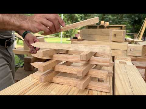 How to Make Square Pegs for Japanese Timber Framing & Japanese Joinery