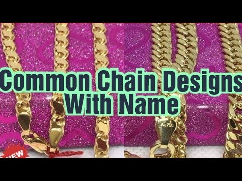Best Jewelry Gold Chains Type And Style | Common Type of Necklace