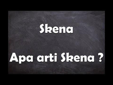 Apa arti kata Skena ?