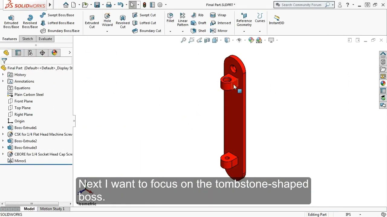 solidworks tutorial 24 Guided Exercise & Bracket