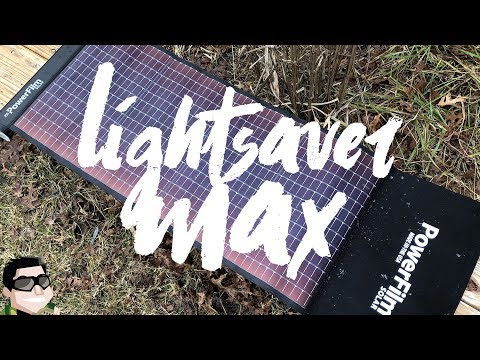 LightSaver Max Rollable Solar Panel w/ 18,000 mAh Capacity