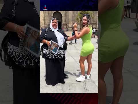 Mujer católica no baja de “pir#%” a influencer por su outfit