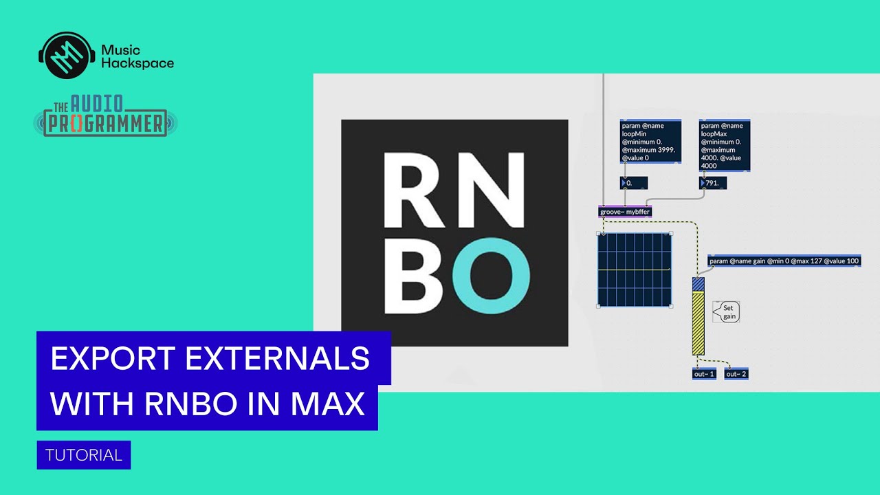 Export externals with RNBO in Max