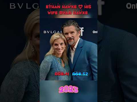 Ethan Hawke And his wife Ryan Hawke 💖#love #family