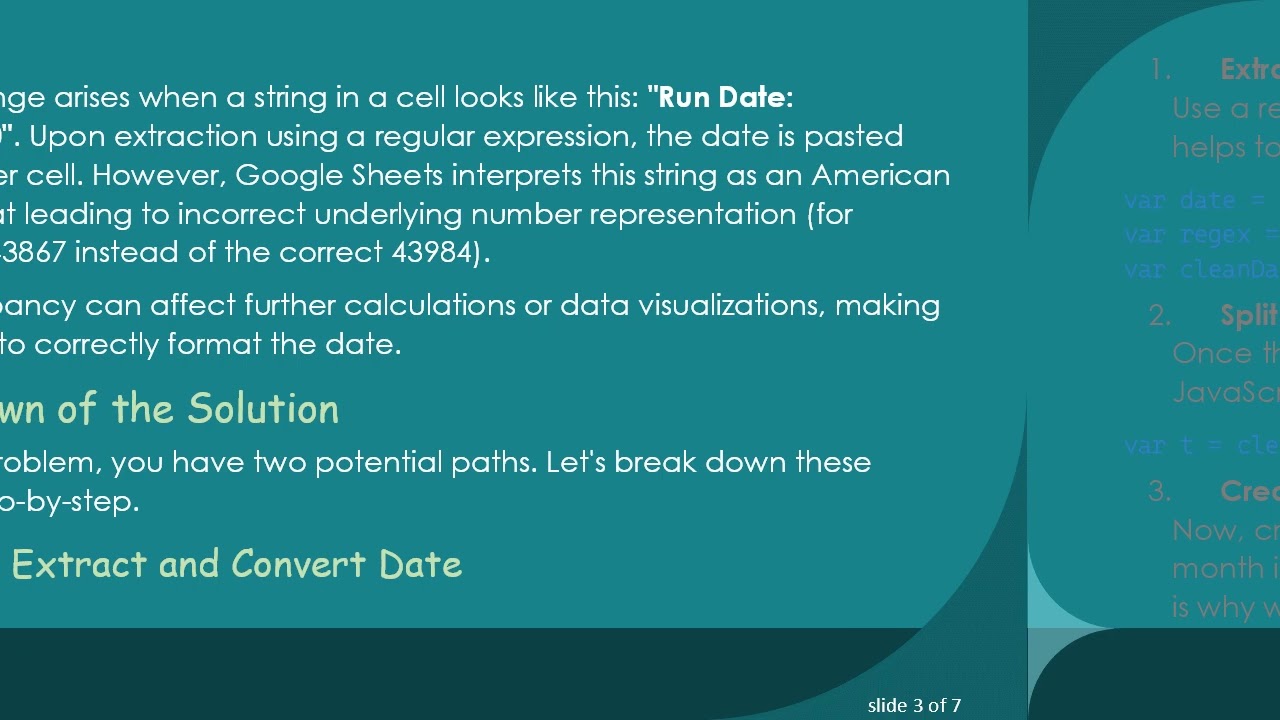 Resolving Google Sheets Date Format Issues in Your Scripts