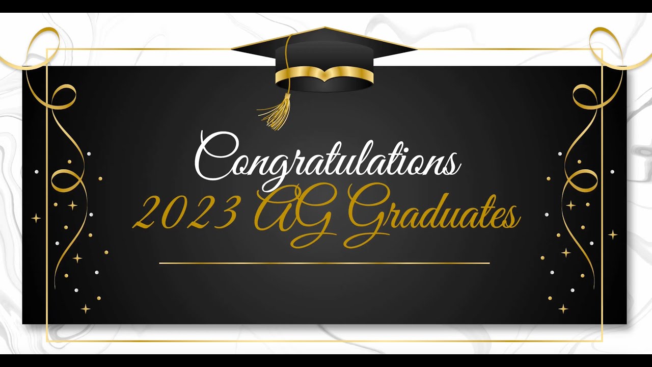 AGHS Graduation Slideshow 2023
