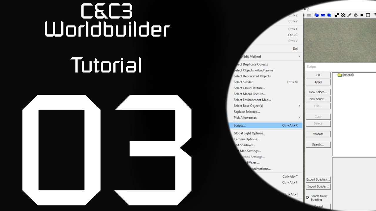 C&C3 Worldbuilder Tutorial 03: Objective Types and Basic Scripting