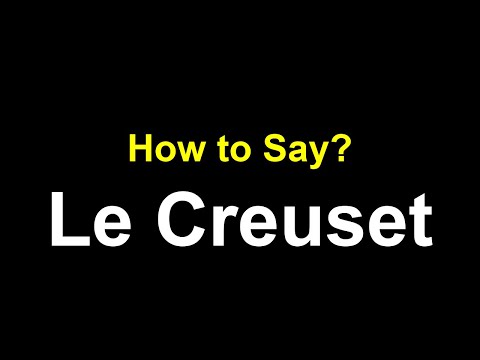 How to Pronounce Le Creuset Correctly American & British Accent