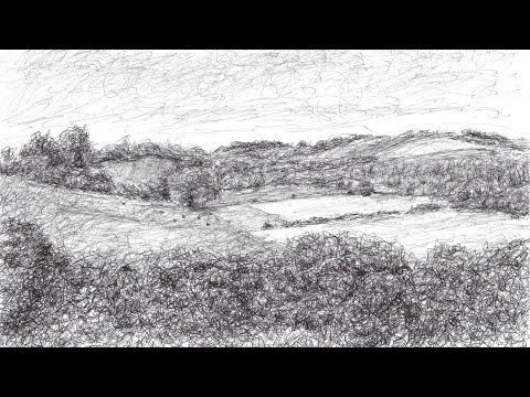 Ultimate Landscape Sketch with a Bic Pen