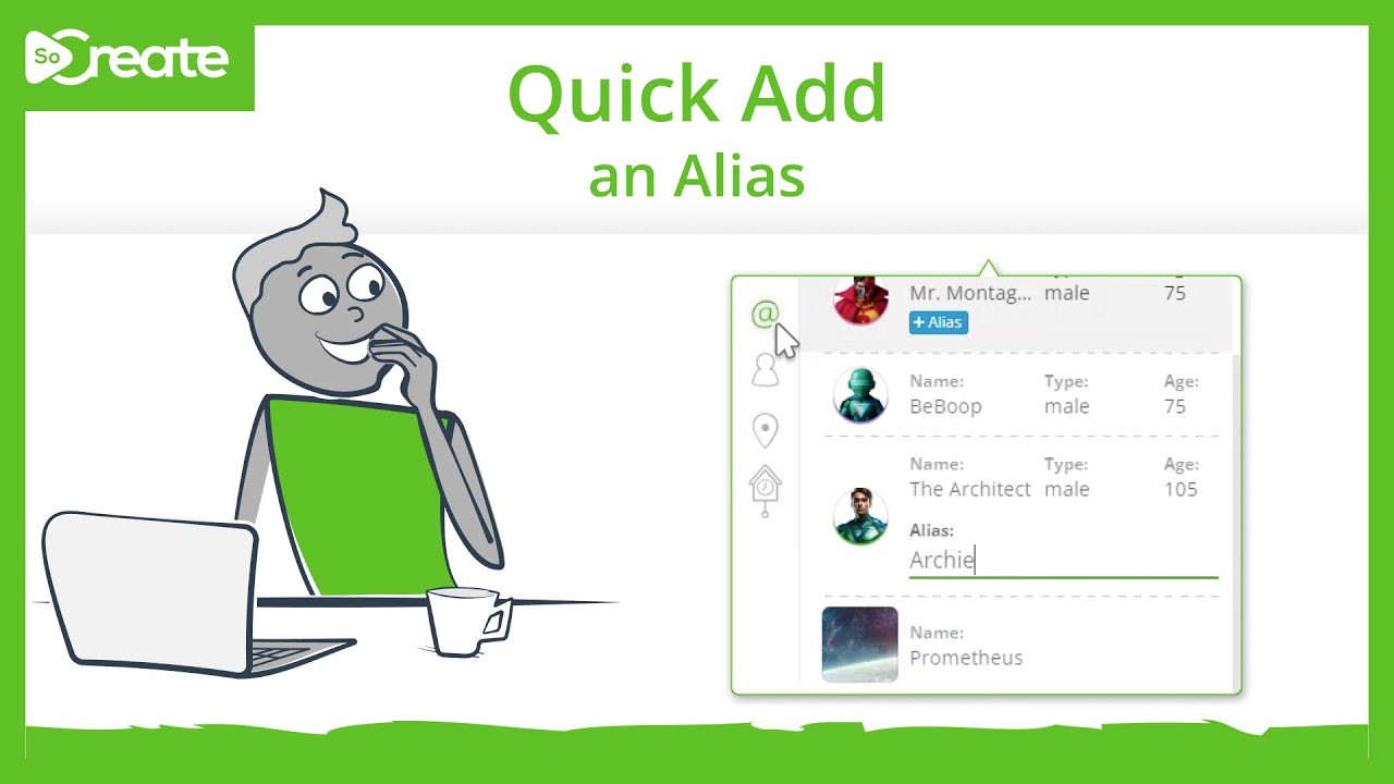 SoCreate - Cómo utilizar Quick Add para crear un alias en el software ...
