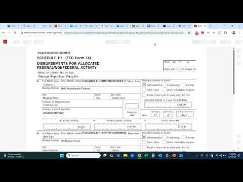 Search FEC Filings of Georgia Republican Party