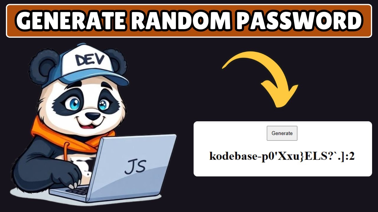 How to Generate Random Password in Javascript