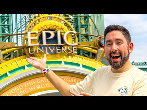 I went to Universal’s NEWEST Theme Park in Orlando, Epic Universe!