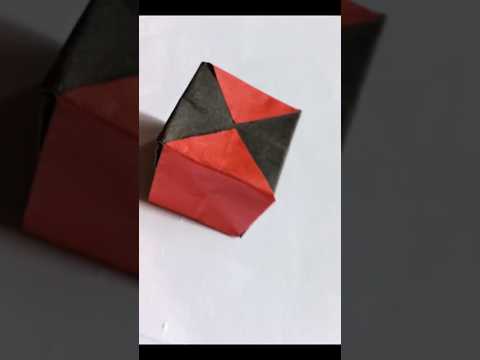 MAGIC CUBE PAPER CRAFT IDEA 😁 #diy #art #viralvideo #shorts #craft #viralshorts