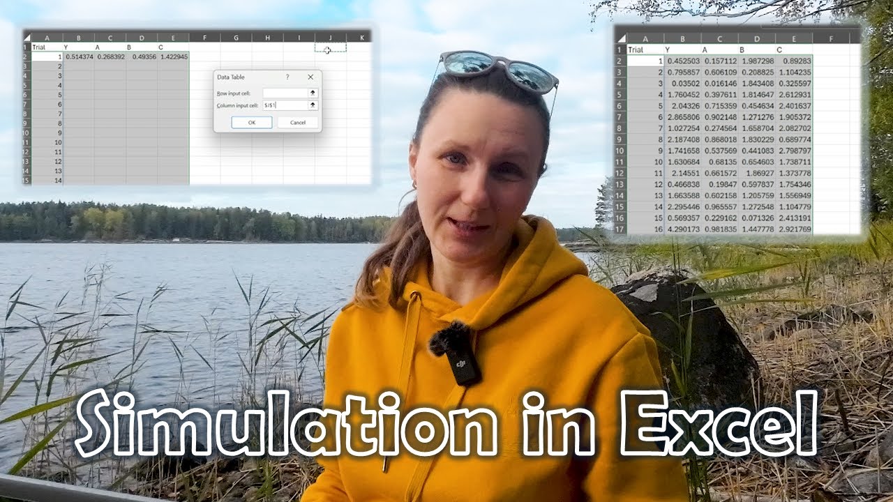 Multi-variable Monte Carlo simulation in Excel with Data Tables