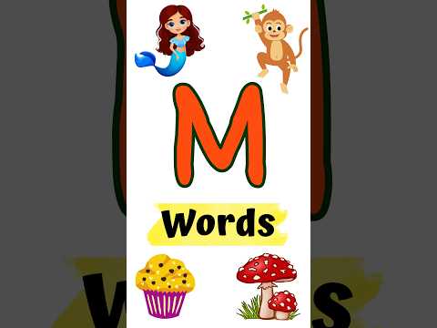 M Letter words l 30 words start with M l M letter words #reels #shorts