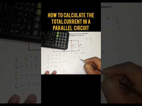 How to calculate the total current in a parallel circuit #short #shortvideo #how #howto #trending