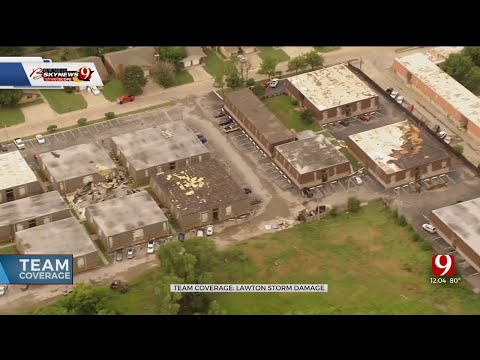 News 9 Surveys Damage In Lawton Caused By Severe Weather Outbreak