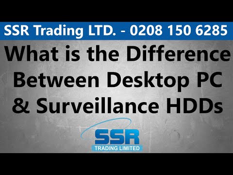 What is the Difference Between a PC Desktop Hard Disk & a Surveillance Grade CCTV HDD for DVR NVR