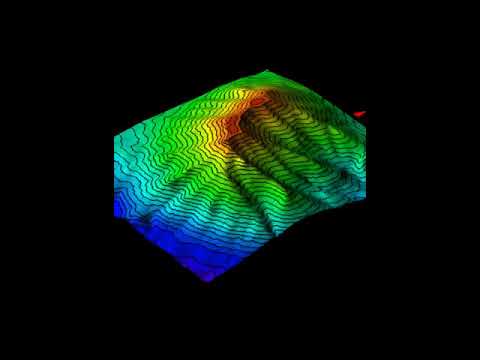 Hill Topographic Map Color
