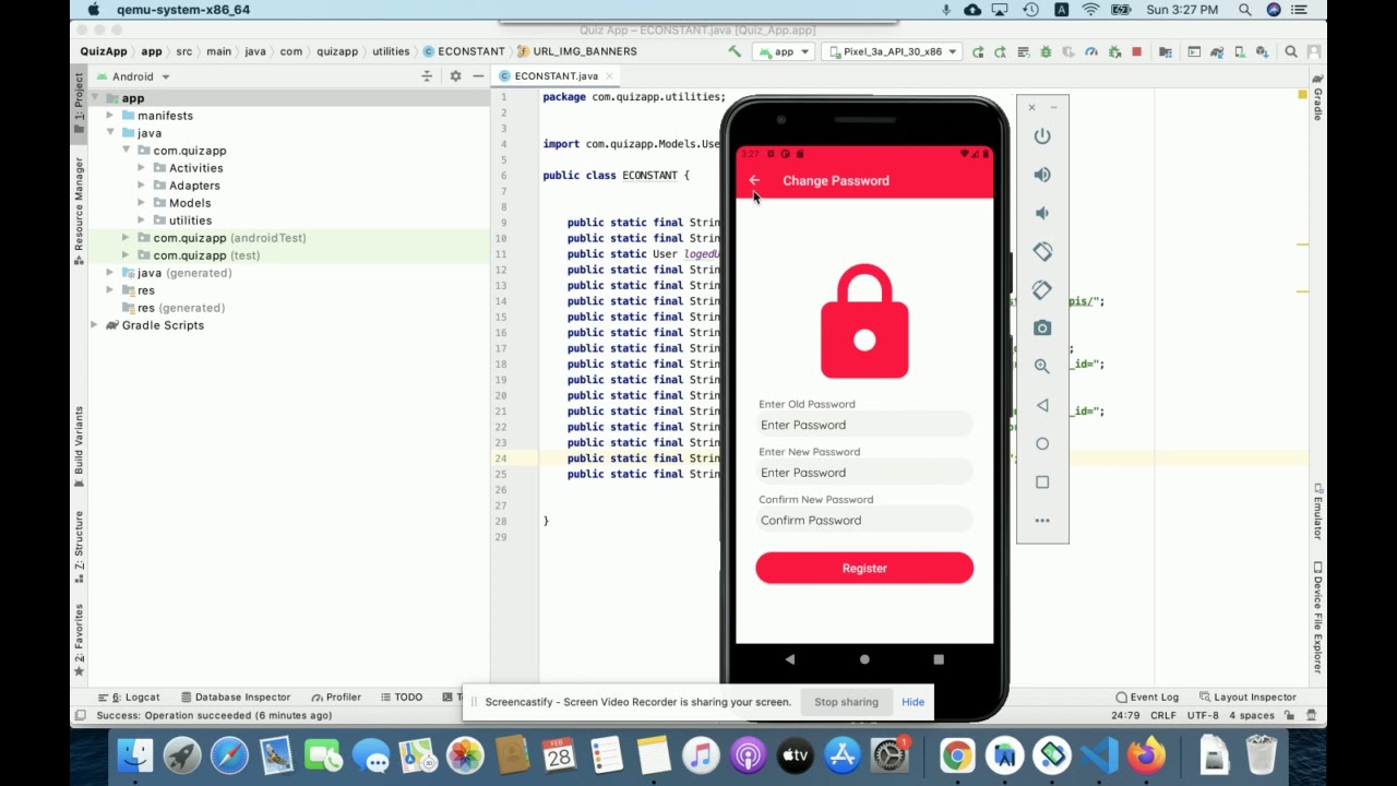 Quiz App | Android Project Tutorial | Android CRUD Project