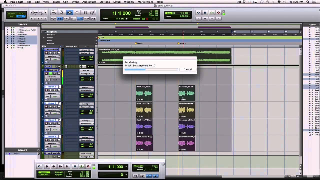 How to Export Pro Tools tracks as WAV's for another DAW