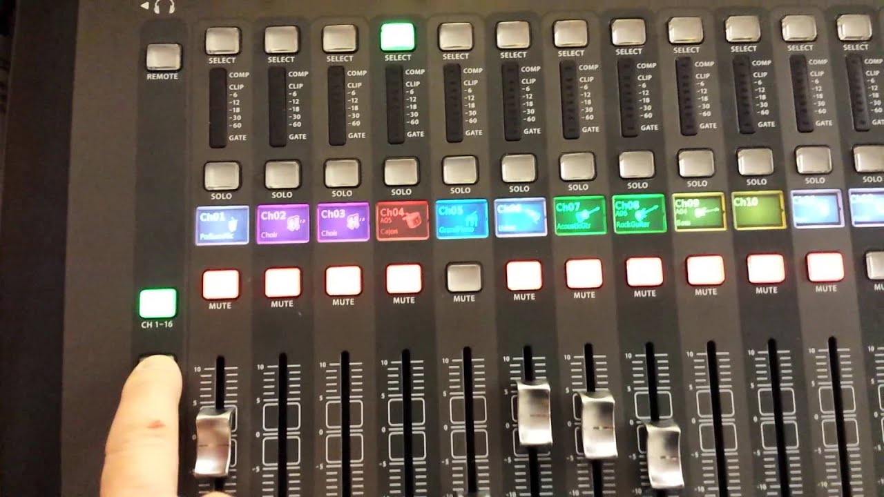 Behringer X32 copy and paste feature