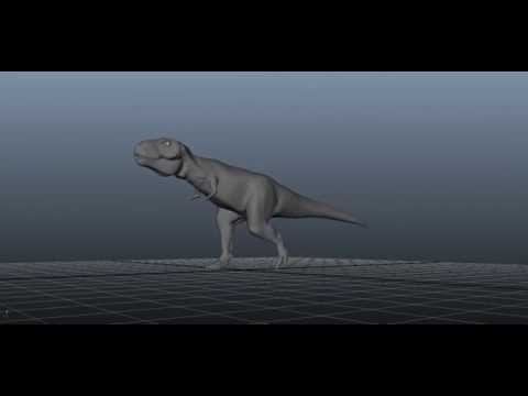 Dinosaur Walk Cycle | My 3D Works