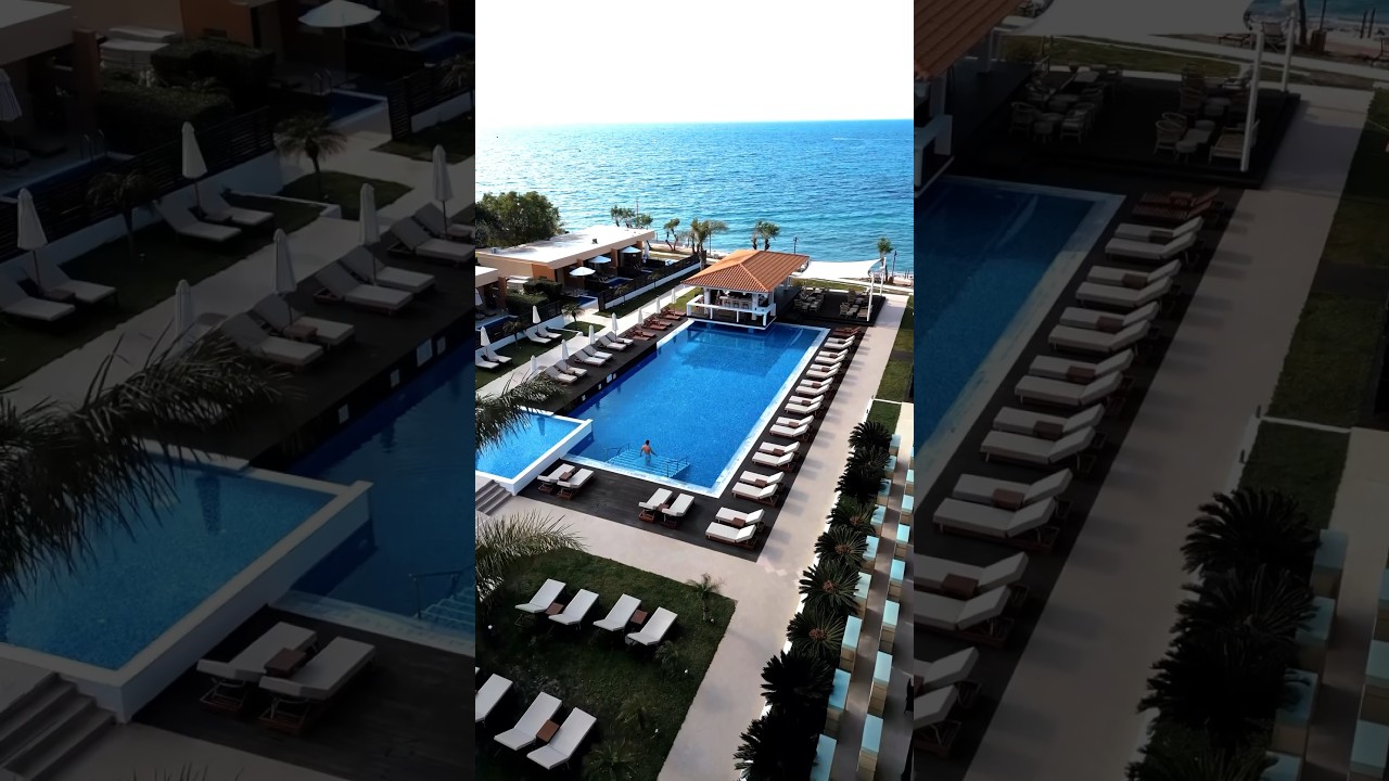 Found this luxury hotel in Greece😍☀️ would you go? #luxury #discovergreece #greece #ytshort