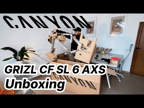 Canyon Grizl CF SL 6 AXS | Unboxing & Assembly | Roasted Olive