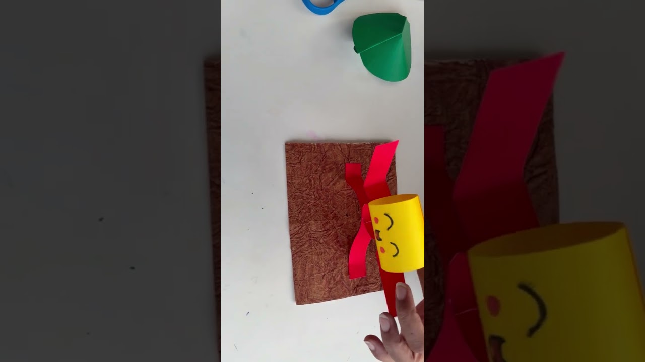 A fun activity for kids 👧 (dancing 🐵 monkey) #diy #art #cute