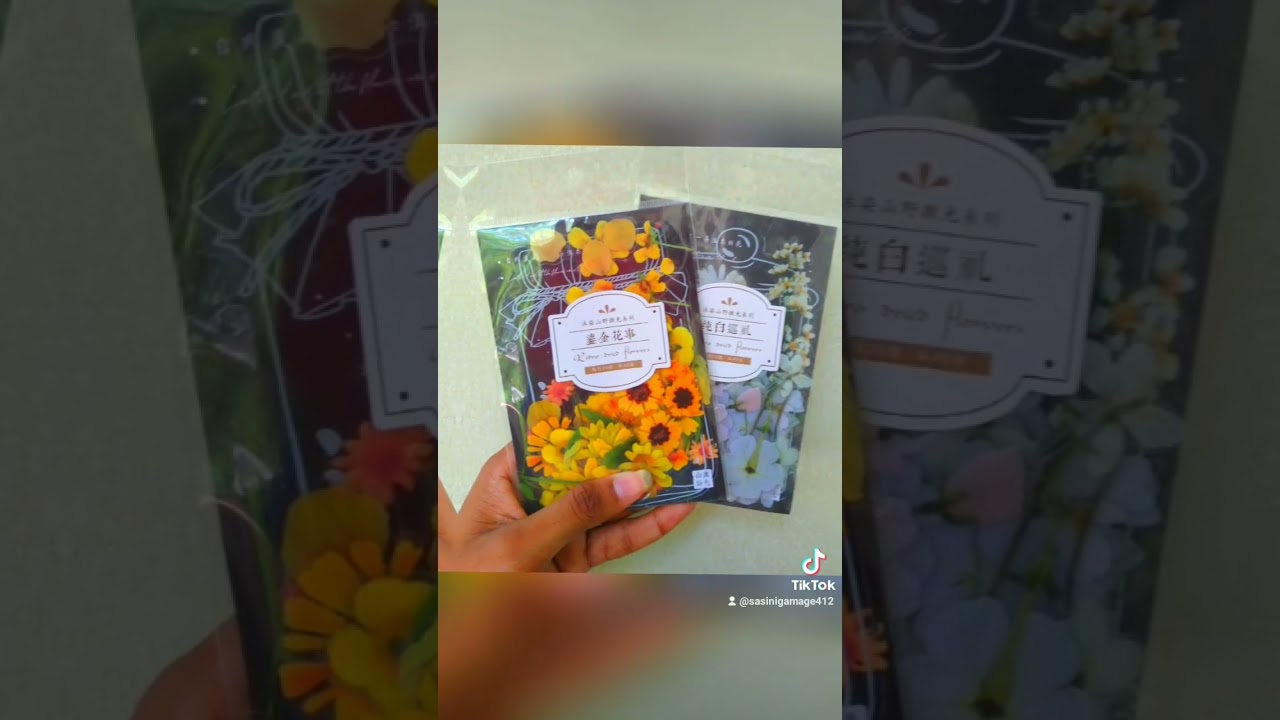Flower transparent sticker pack 🌼 #fancystationery #cuteitems #viral