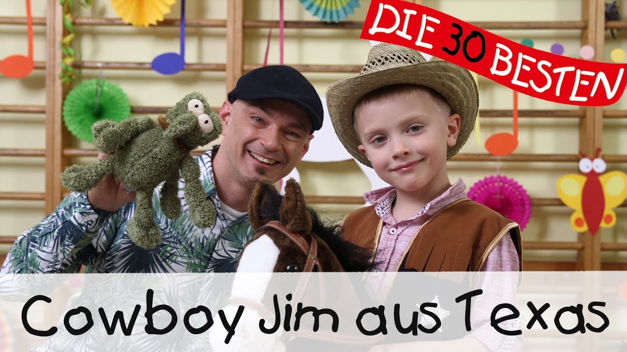 Text: Kinderlieder – Der Cowboy Jim aus Texas | MusikGuru