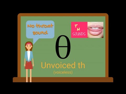 Voiced and Unvoiced th Words