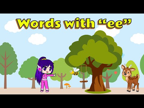 Step 13: Words with "ee" (2 e's) Toddler and Kids learning How to read English Alphabet