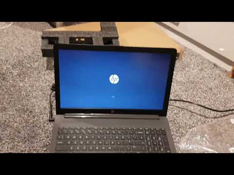 HP 250 G7 i5-8265U Laptop First Boot Up