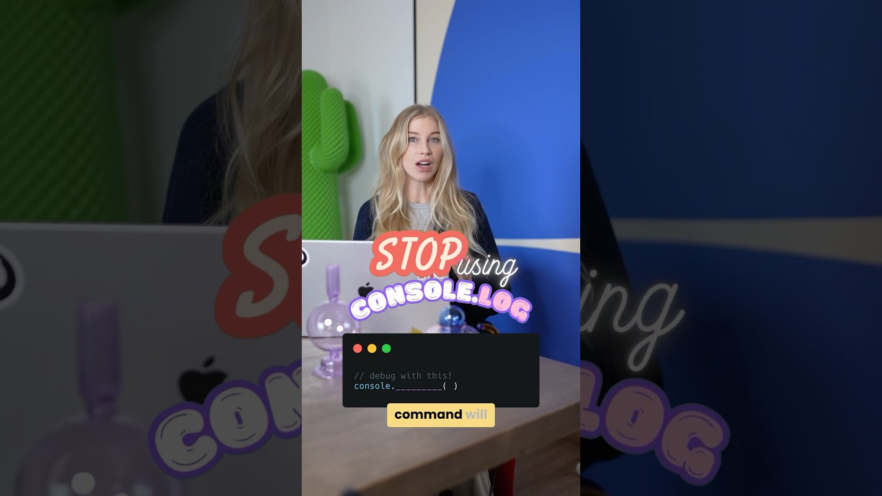 Stop using console.log!