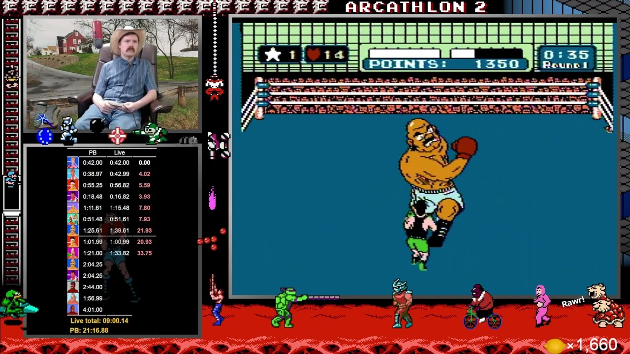 Mike Tyson's Punch Out (MTPO) NES speedrun in 20:14 by Arcus
