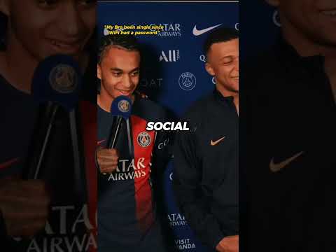 Mbappe’s little brother got a girlfriend and is teasing him for being single. 😭🤣
