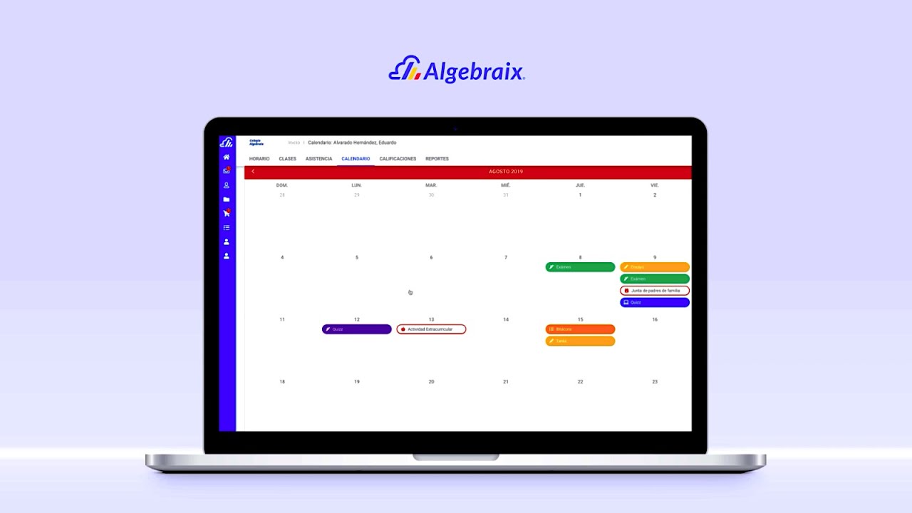 Plataforma de Control y Administración Escolar - Algebraix