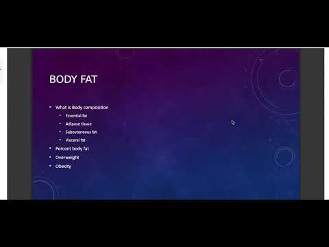 body composition lecture 1
