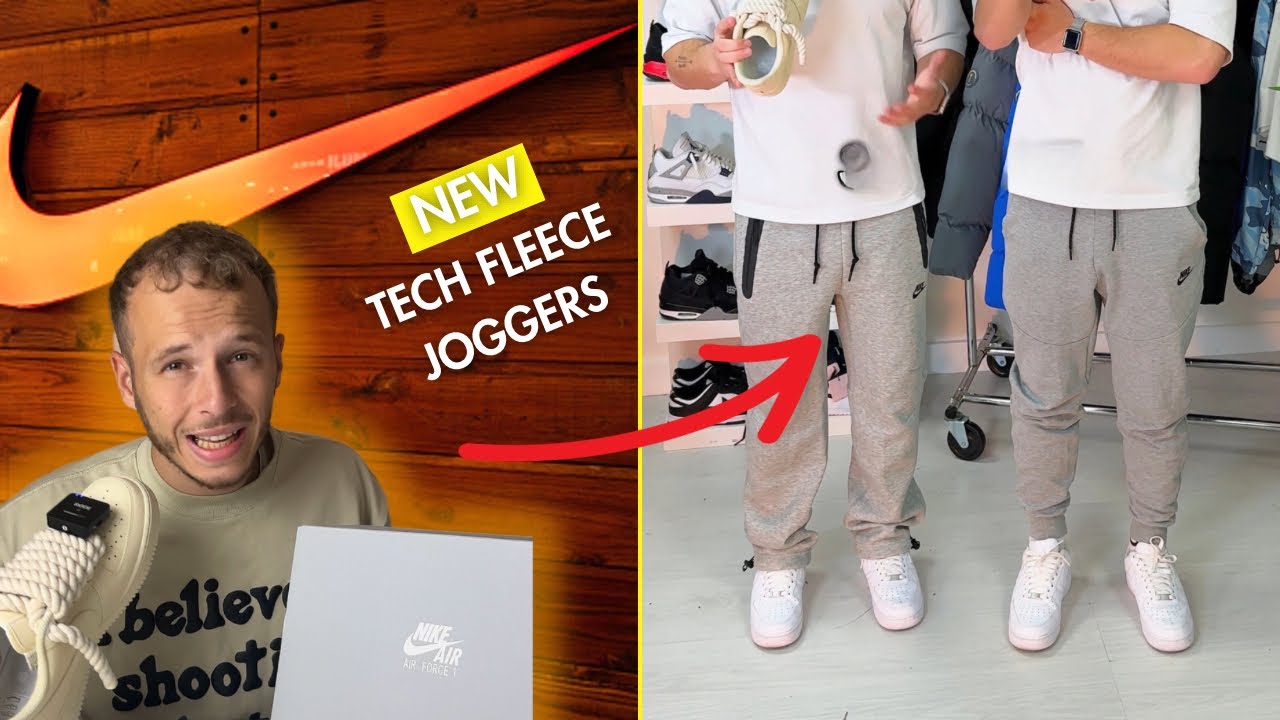 Straight vs Slim Nike tech fleece joggers 👀