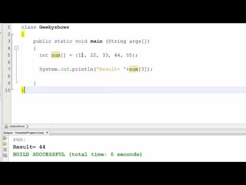 Learn 68 One Dimensional Array Example in Java Programming Hindi - Mind Luster