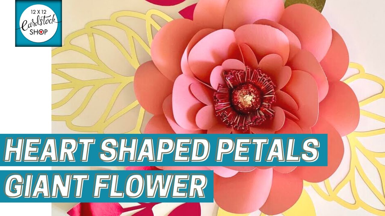 Heart Shaped Petal Flower Tutorial