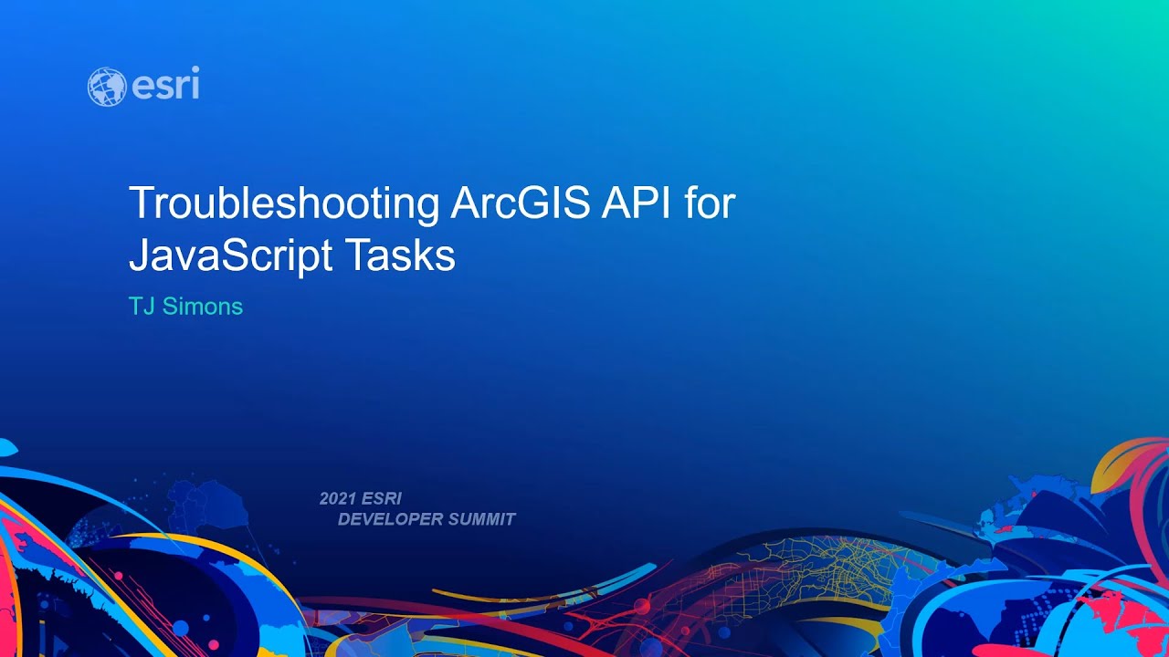 Troubleshooting ArcGIS API for JavaScript Tasks
