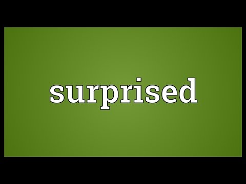 Surprised Meaning