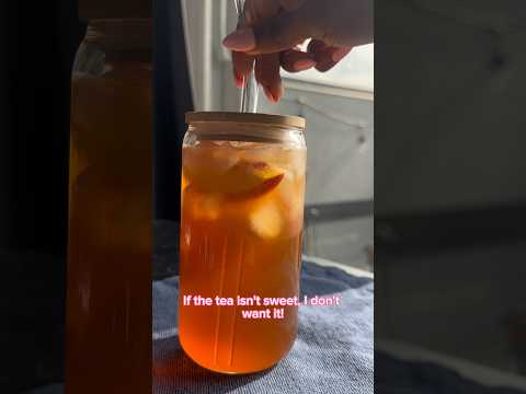 Sweet Peach Tea! #foodie #easyrecipe #tea