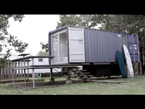 A Seattle Shipping Container Tiny House/Home... THX 1138 George Lucas inspired
