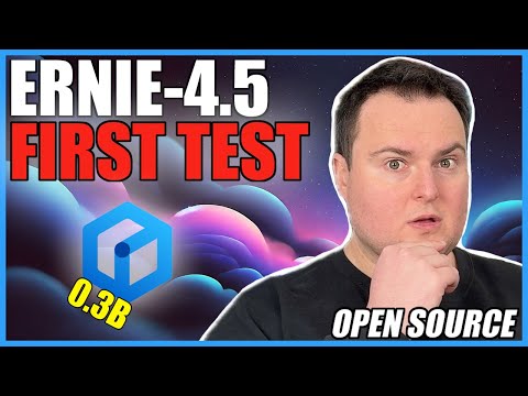 ERNIE-4.5 0.3B First Look & LOCAL Test — Is a 300M LLM Any Good?