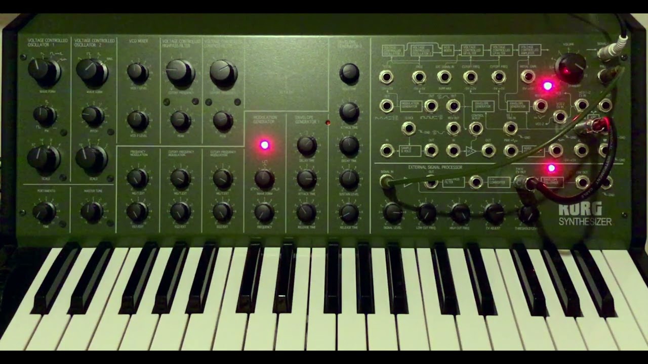 Korg MS-20 | 107th self-playing patch #2WireChallenge